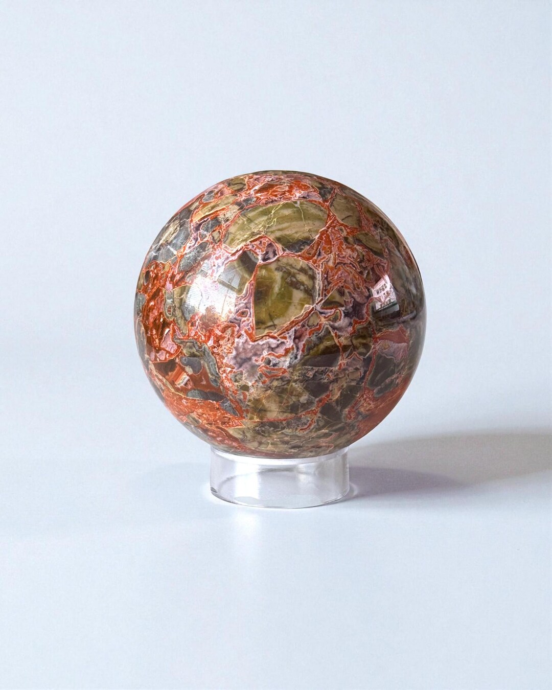 Money Agate Sphere 65mm | Crystal Ball | Stone of Prosperity, Stability ...