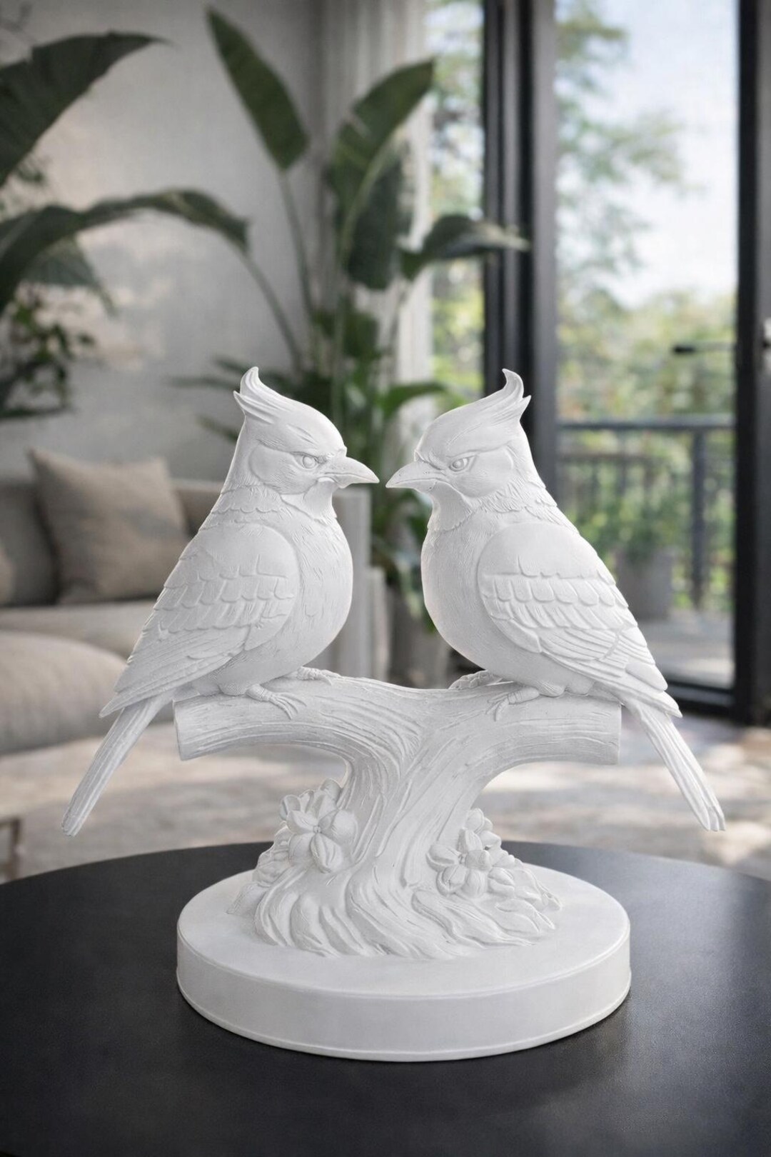 Two Birds on a Tree Statue 3D Model STL File | Nature-inspired Bird ...