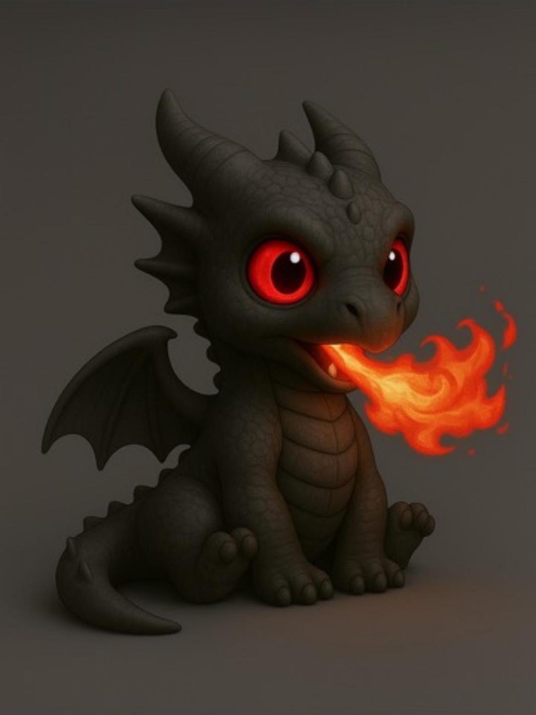 Fire Breathing Baby Dragon Model - STL File ONLY for 3D Printing - Etsy