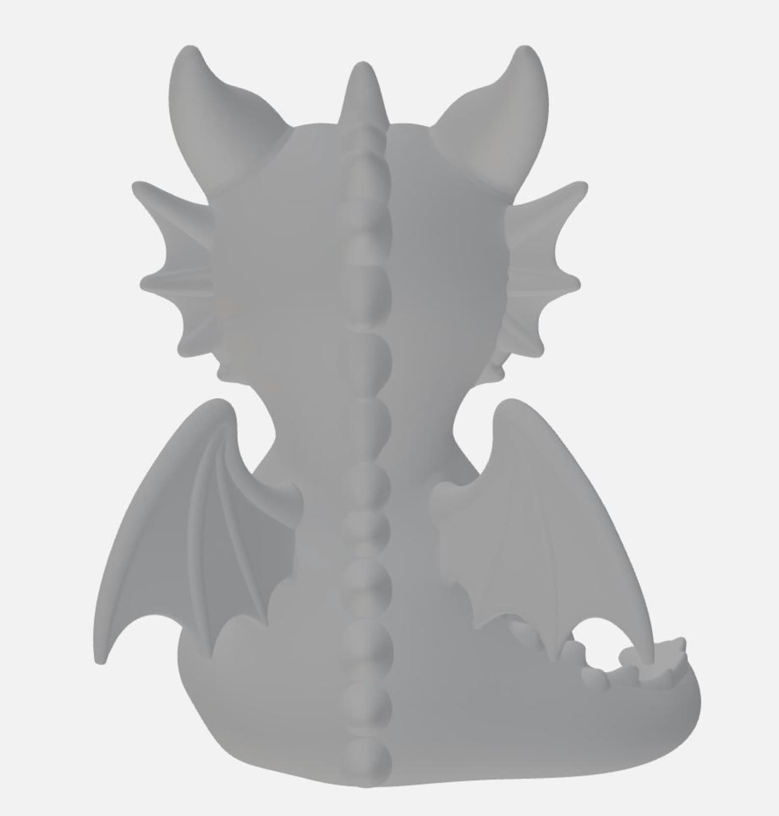 Adorable Baby Dragon Model - STL File ONLY for 3D Printing - Etsy