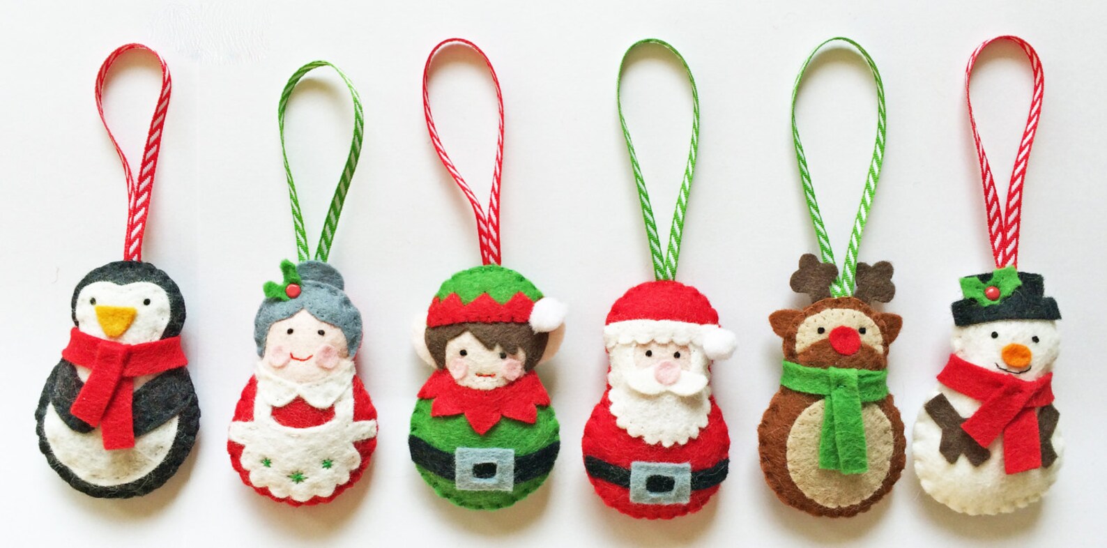 All Wrapped up Christmas Ornament Decorations PDF PATTERN - Etsy