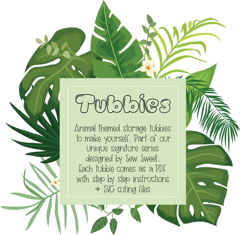 Lion Tubbie Storage Box PDF SVG Sewing Pattern - Etsy Canada