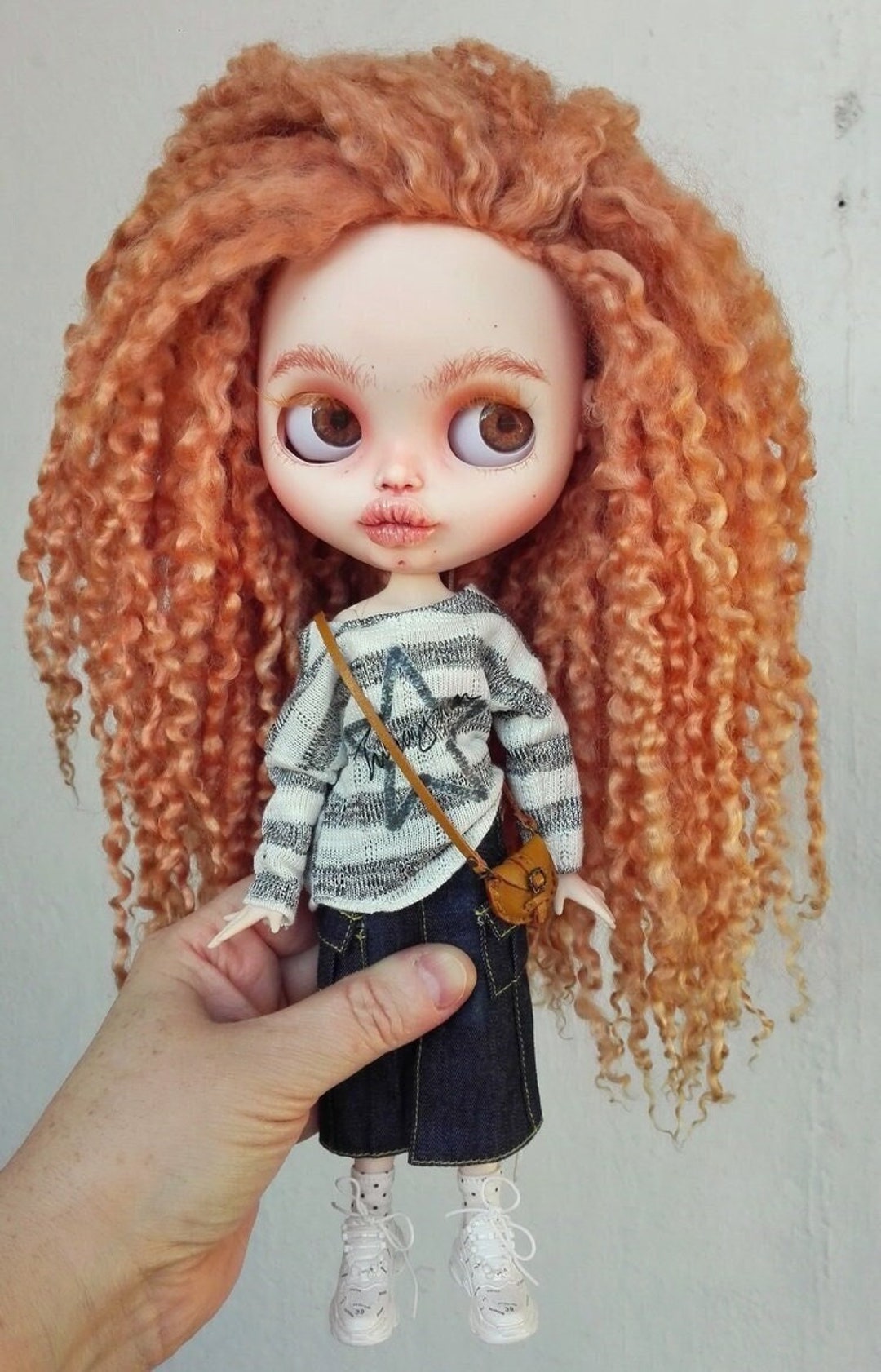 ASHLYNN Albino Black Girl Blythe Custom Doll Ooak by Antique Shop Dolls ...