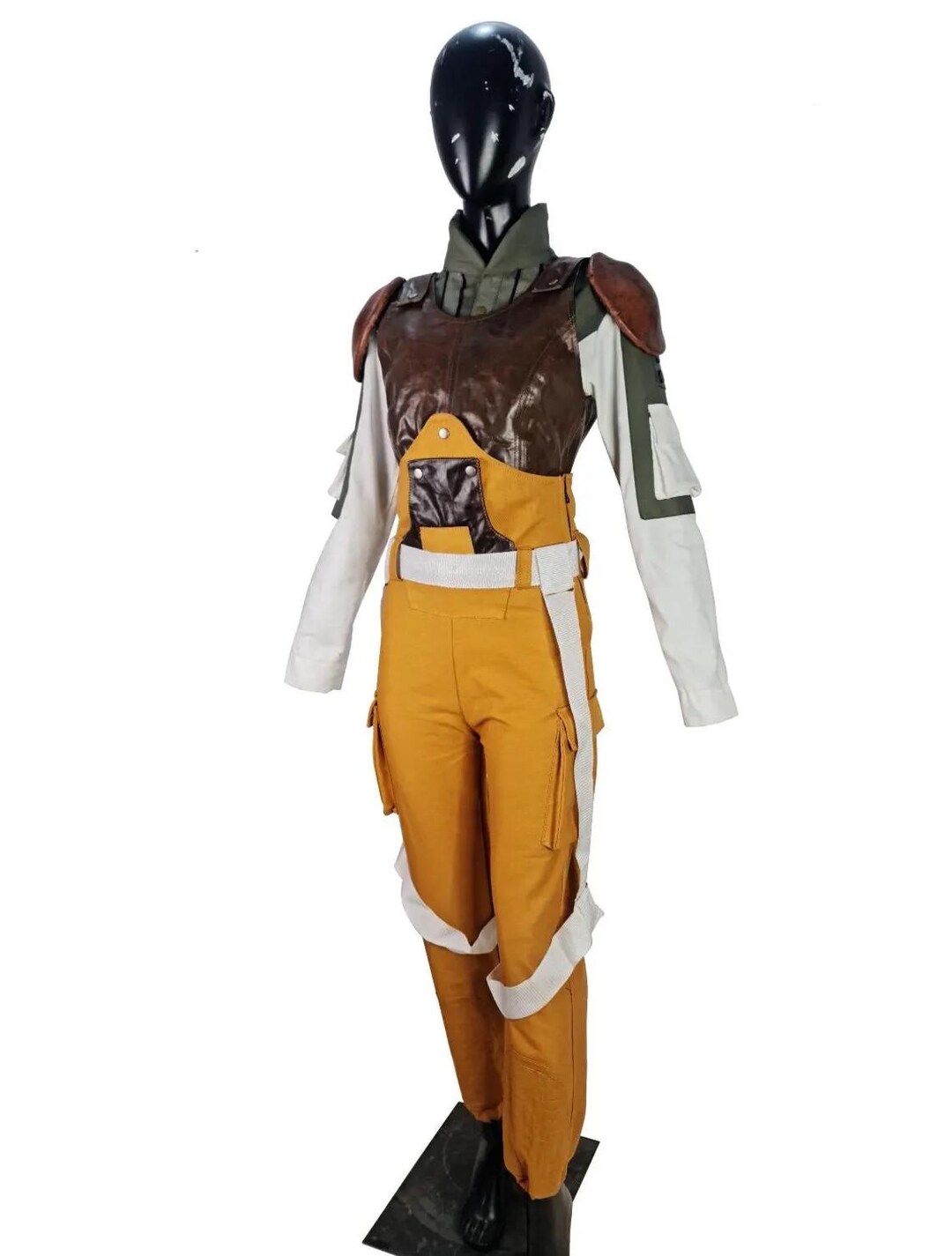 Hera Syndulla Cosplay Costume: Leather Vest, Flight Suit - Star Wars ...