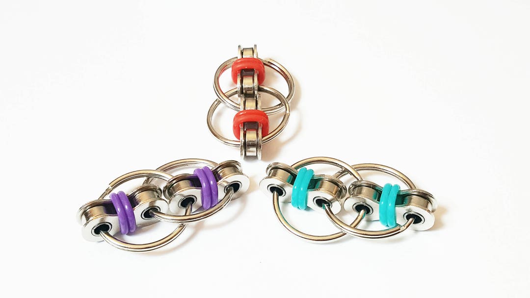 Set of 3 - Ultimate Bike Chain Fidget Toy BMX Bicycle Cycling Velo UCI ...