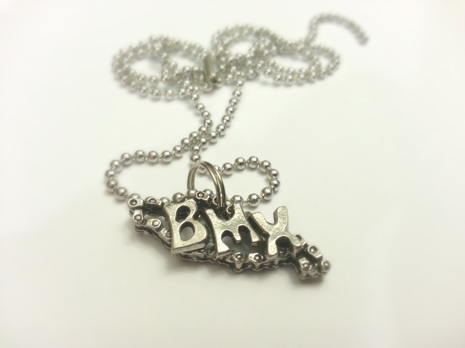 BMX Chain Emblem Pendant Necklace UNIBMX01 - Etsy