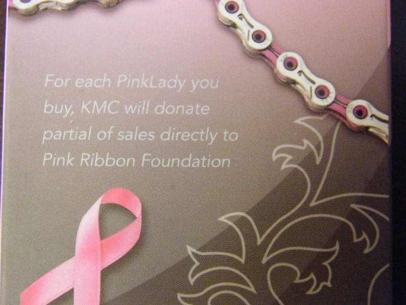 Breast Cancer Awareness Pink Ribbon Bike Chain Bracelet - Etsy
