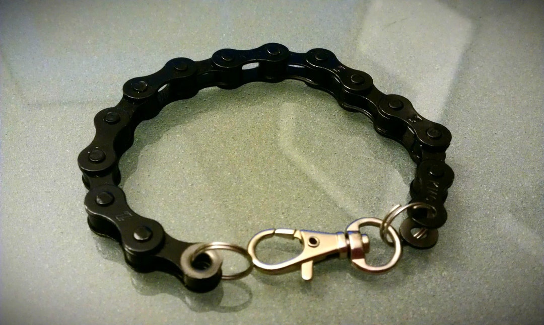 Bike Bicycle Chain Bracelet Black - BCBLAK - Etsy