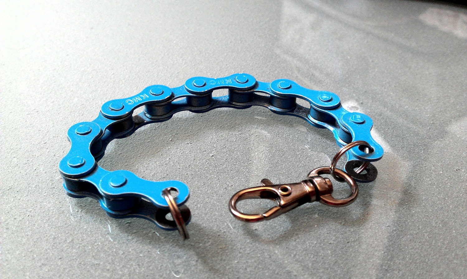 Bike Chain Bracelet Royal Blue - BCBLUE - Etsy