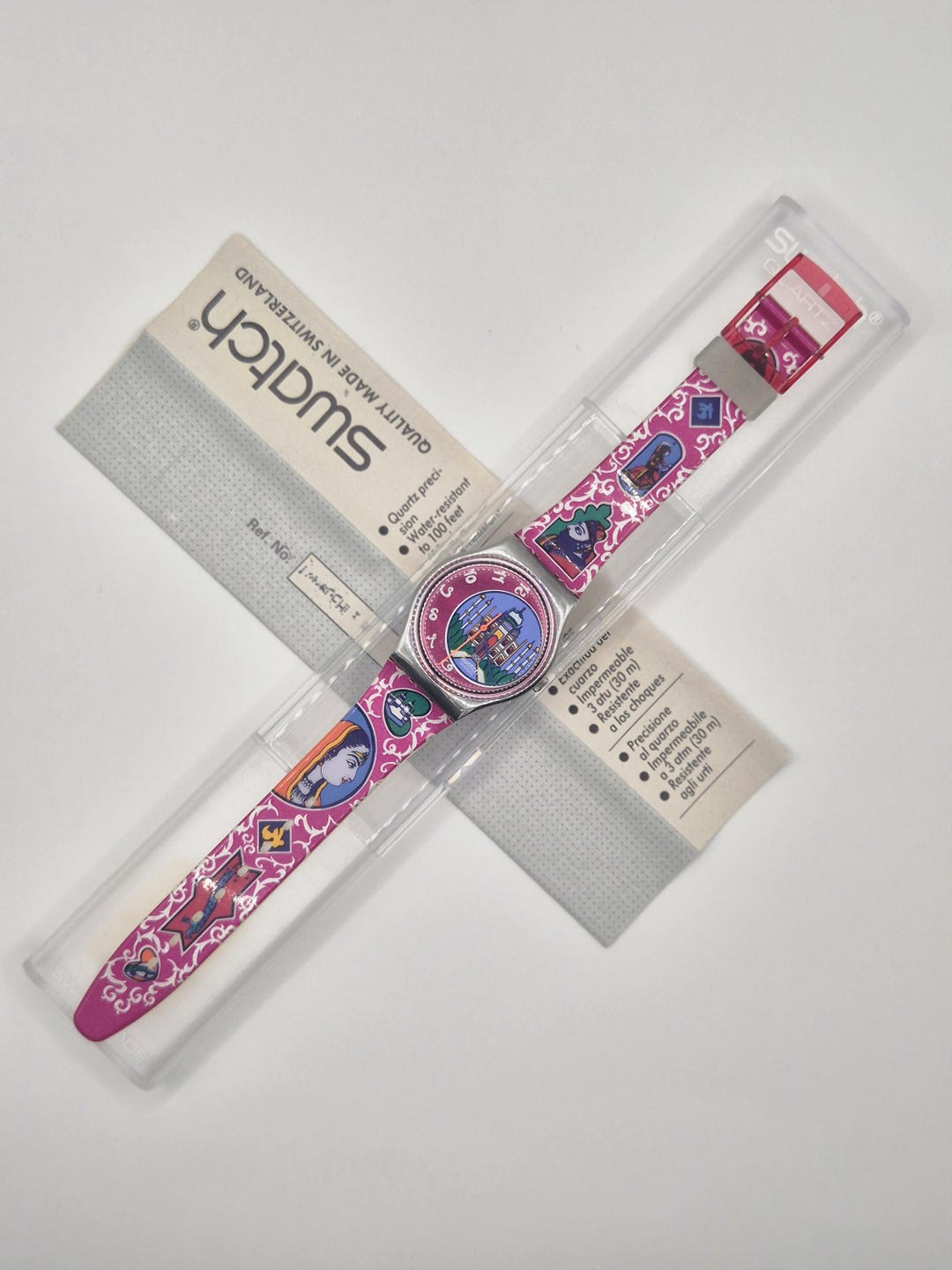 Swatch Gent GX125 “dehli” (1993) — Vintage Swiss Quartz Watch With Box ...