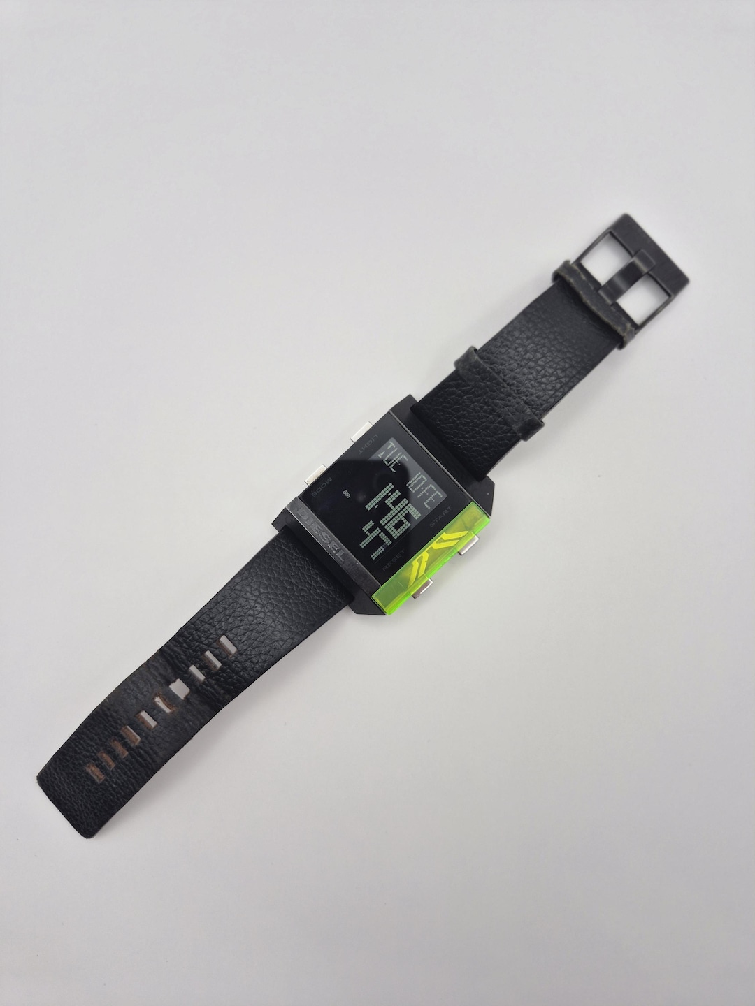 Diesel DZ7152 Men’s Watch (early 2000s) — Vintage LCD Display Timepiece ...