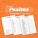 Psalms Bible Activities: Crossword, Word Search, and Word Scramble ...