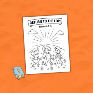 Hosea Bible Coloring Pages and Songs for Kids (instant Download) - Etsy