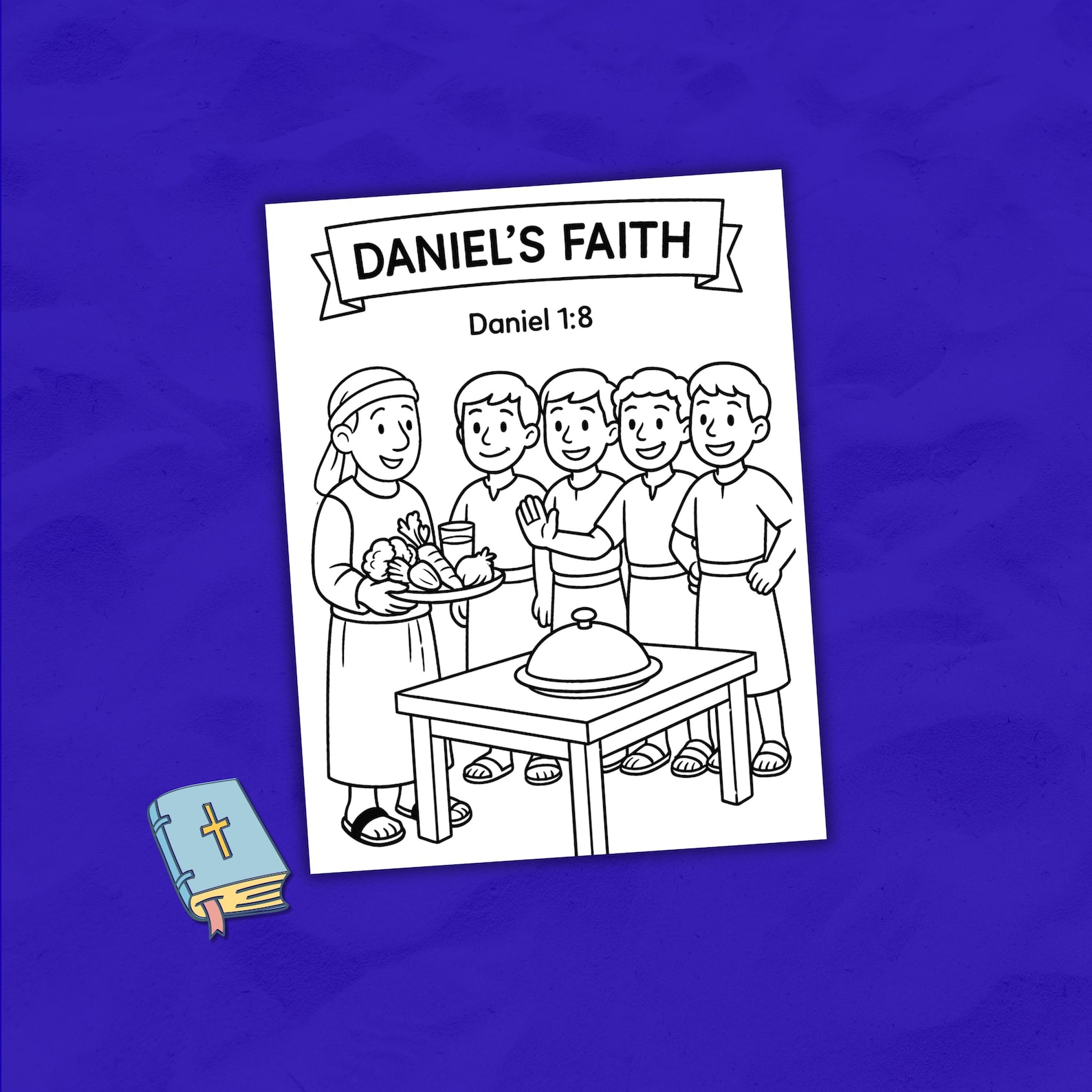 Daniel- Bible Coloring Pages and Songs for Kids for Learning His Word ...