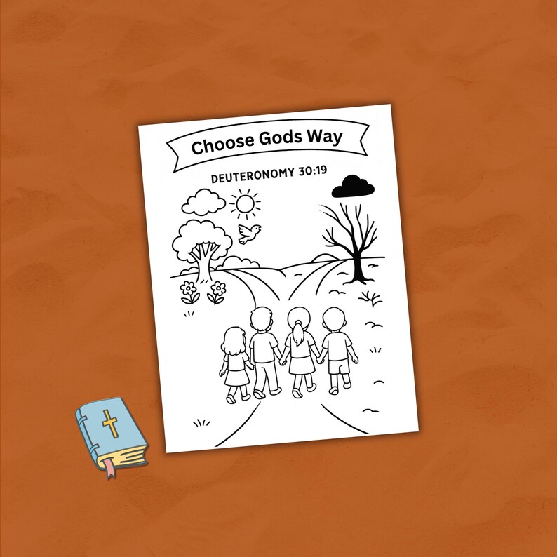Deuteronomy Coloring Pages and Songs for Kids - Etsy