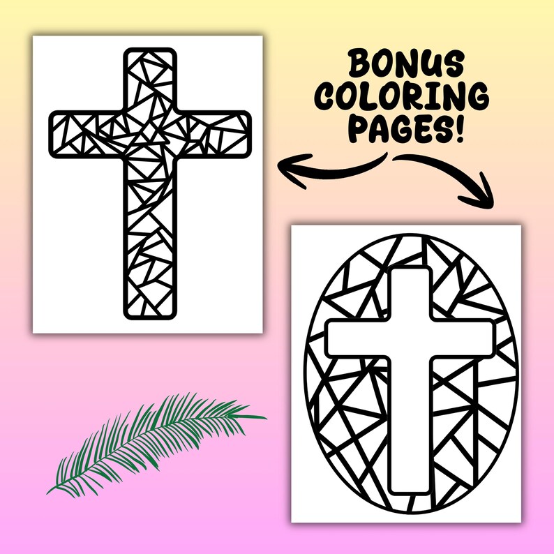 Christian Easter Activities and Coloring Pages for Children (digital ...