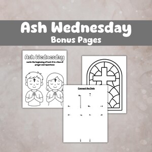 Ash Wednesday Coloring Pages & Songs | Lent Bible Activities for Kids ...