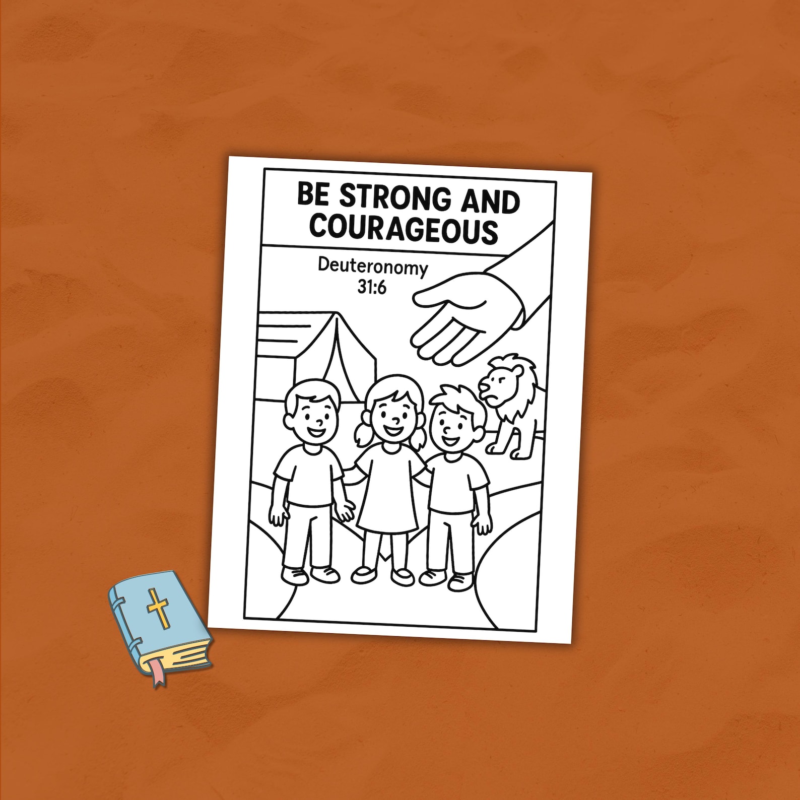 Deuteronomy Coloring Pages and Songs for Kids - Etsy