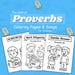 Printable Bible Verse Coloring Sheets, Family Bible Study & Activities ...
