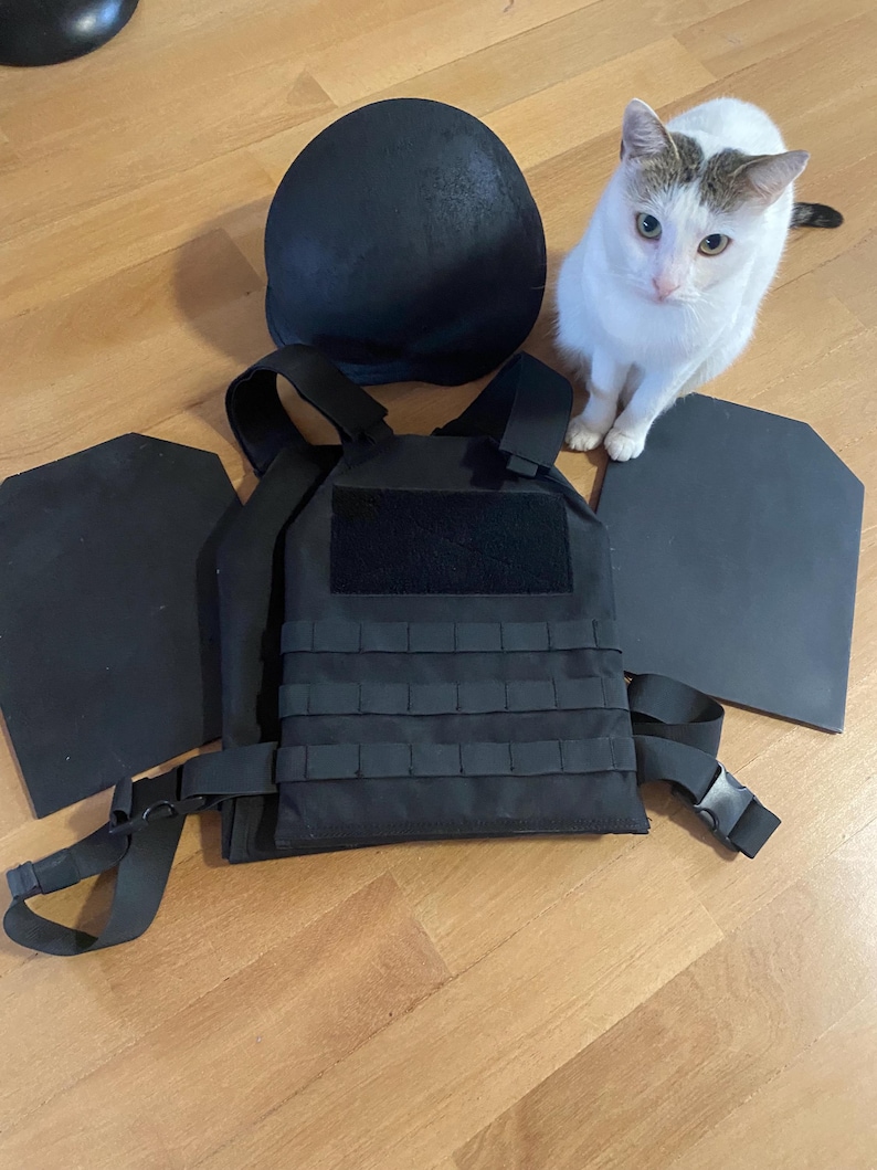 Tactical Full Body Armor, Ballistic Level 3 With PASGT Level 3A Helmet ...