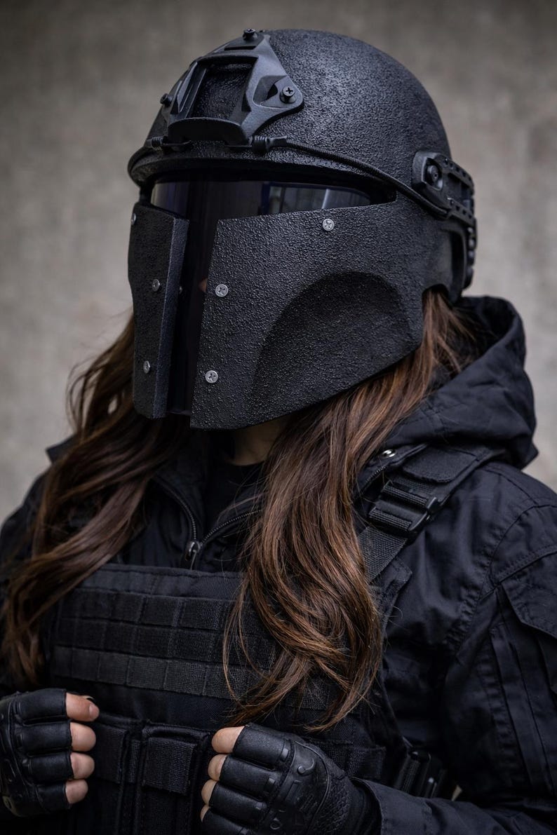 NIJ III Ballistic Helmet Closed Shell Tactical Military Bulletproof ...