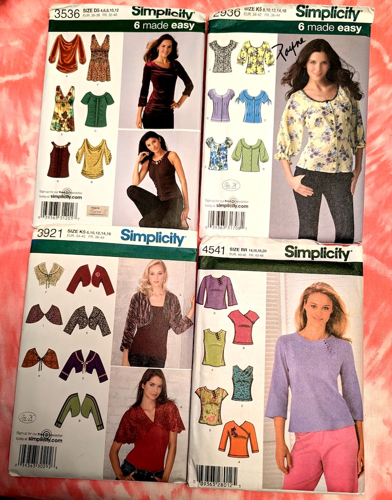 Simplicity Sewing Patterns - Etsy