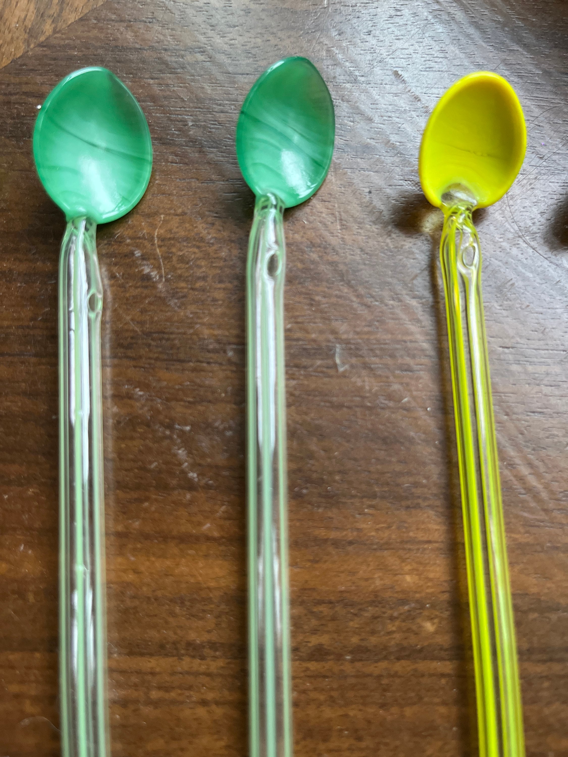 Glass Swizzle Sticks,9 Count, Vintage, Straws; Hand Blown - Etsy