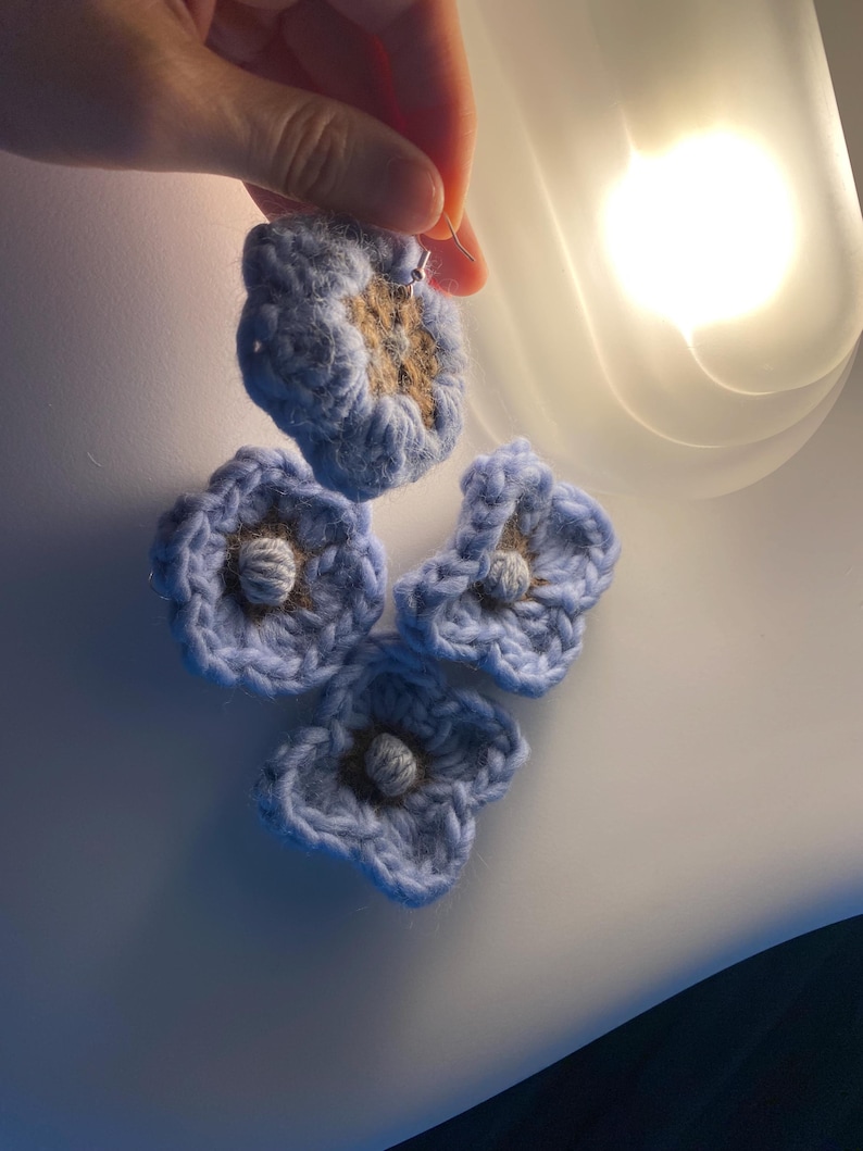 008 Acc - Forget-me-not · Bloom | Pure Wool · Hand-knitted Statement ...