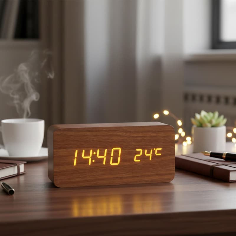 Table Clock Digital Led - Etsy