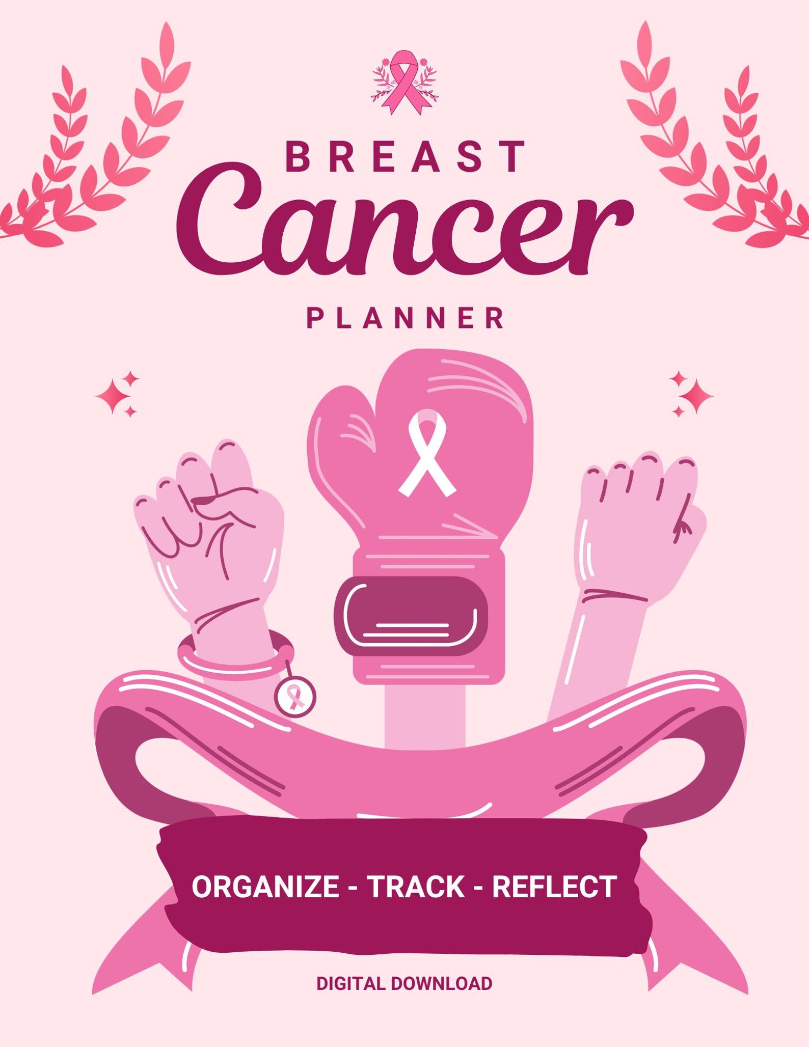 Breast Cancer Planner | Wellness, Medical & Appointment Organizer ...