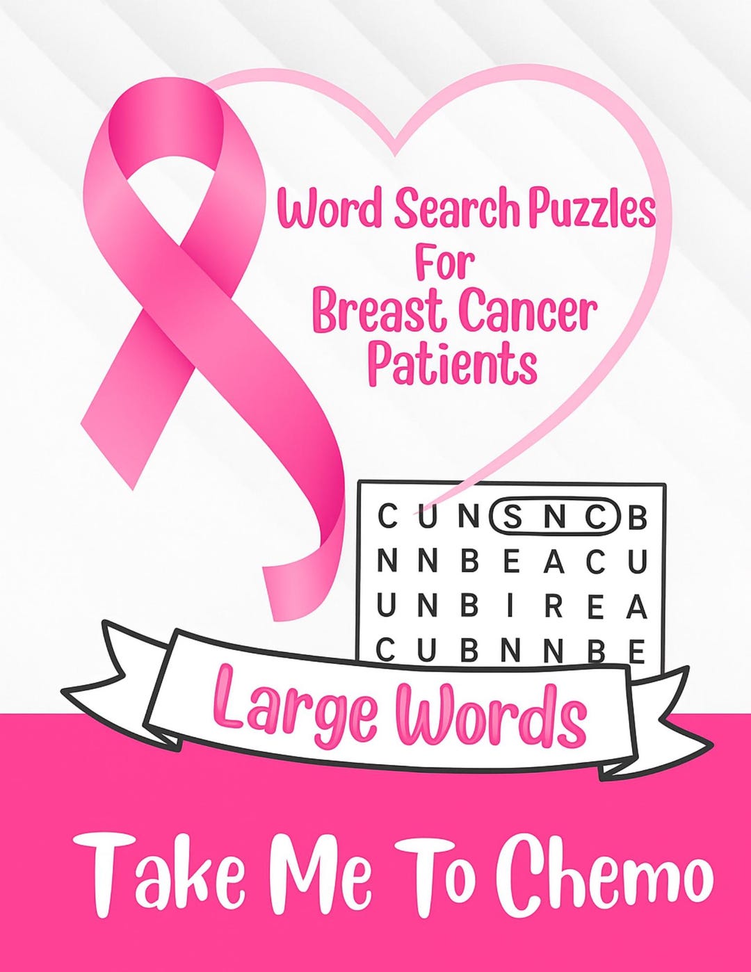 Breast Cancer Word Search Book: Uplifting Puzzles (PDF Download) - Etsy