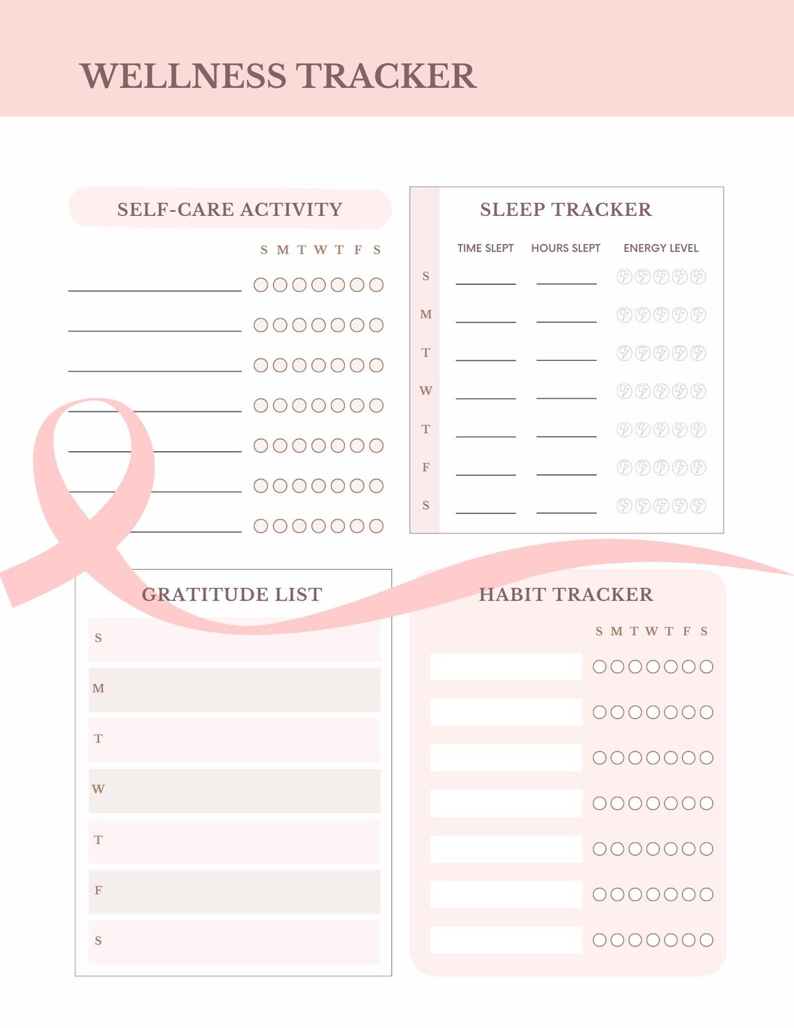 Breast Cancer Planner | Wellness, Medical & Appointment Organizer ...