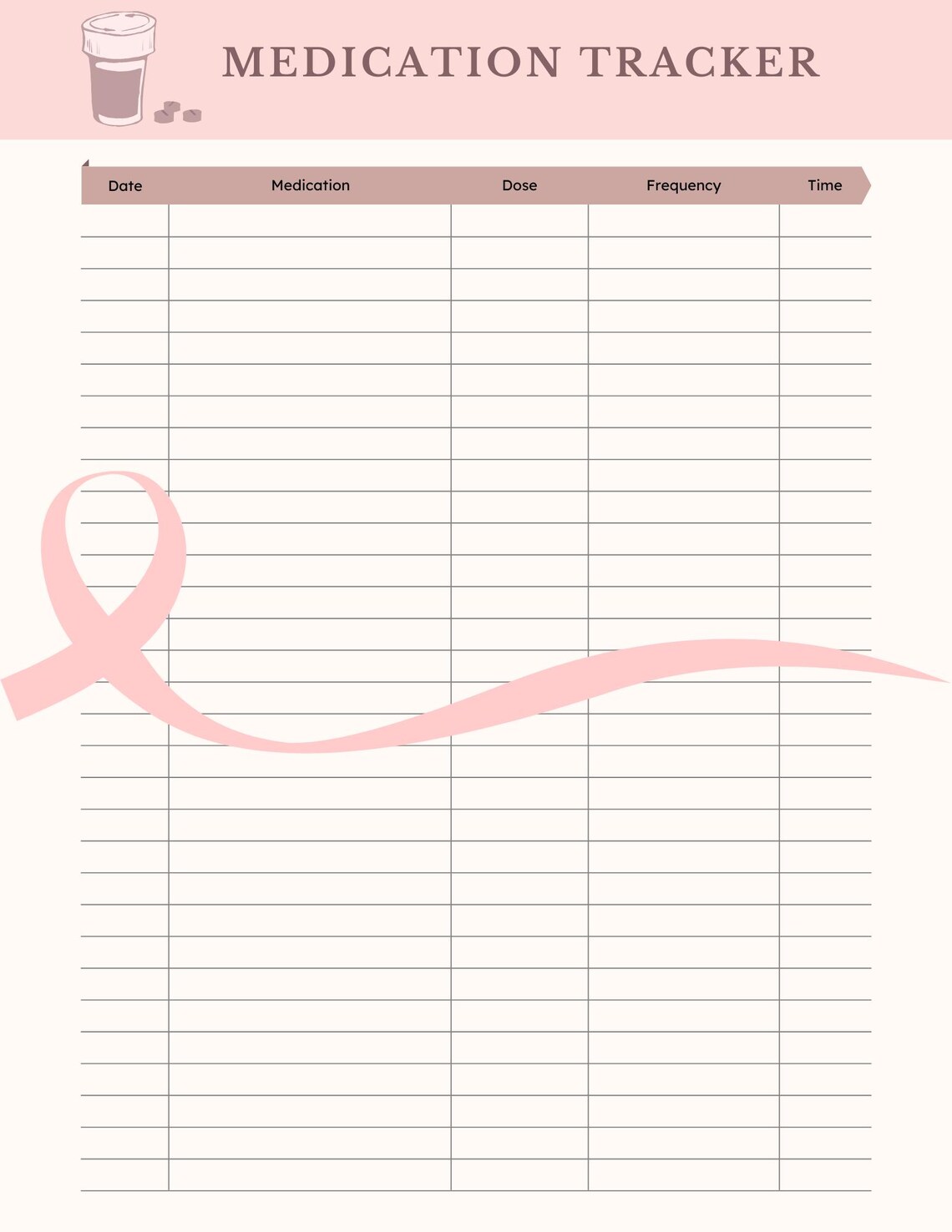 Breast Cancer Planner | Wellness, Medical & Appointment Organizer ...