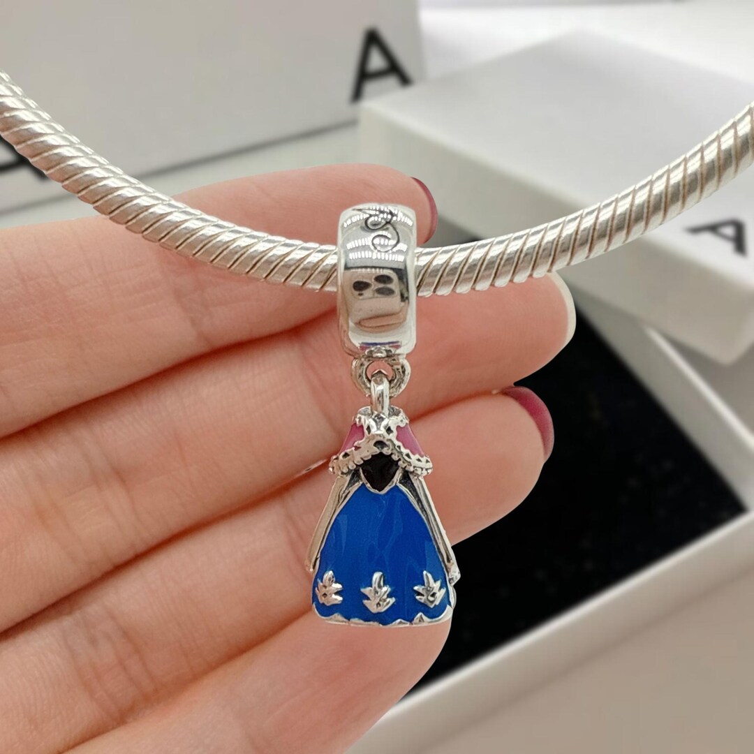 Anna Dress Dangle Charm, 925 Sterling Silver, Jewelry for Women, Charm ...