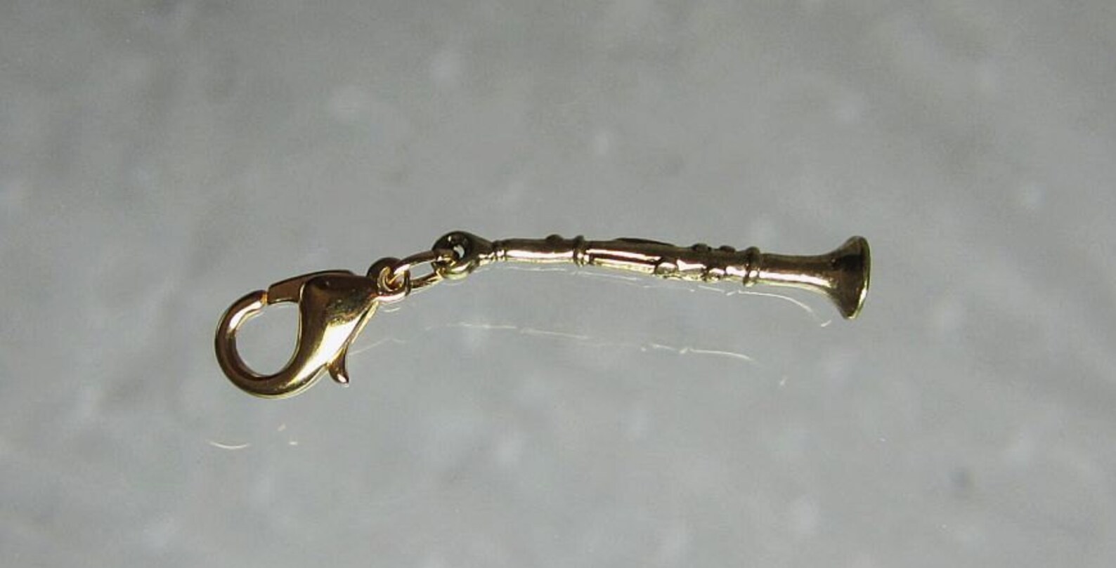 Clarinet Phone Charm Zipper Pull Cell Lanyard and Lobster - Etsy