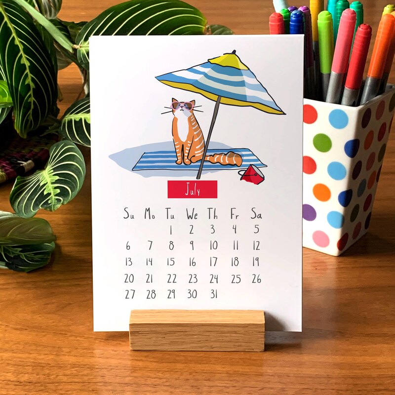 Desk Calendars 2025 2026 - Etsy