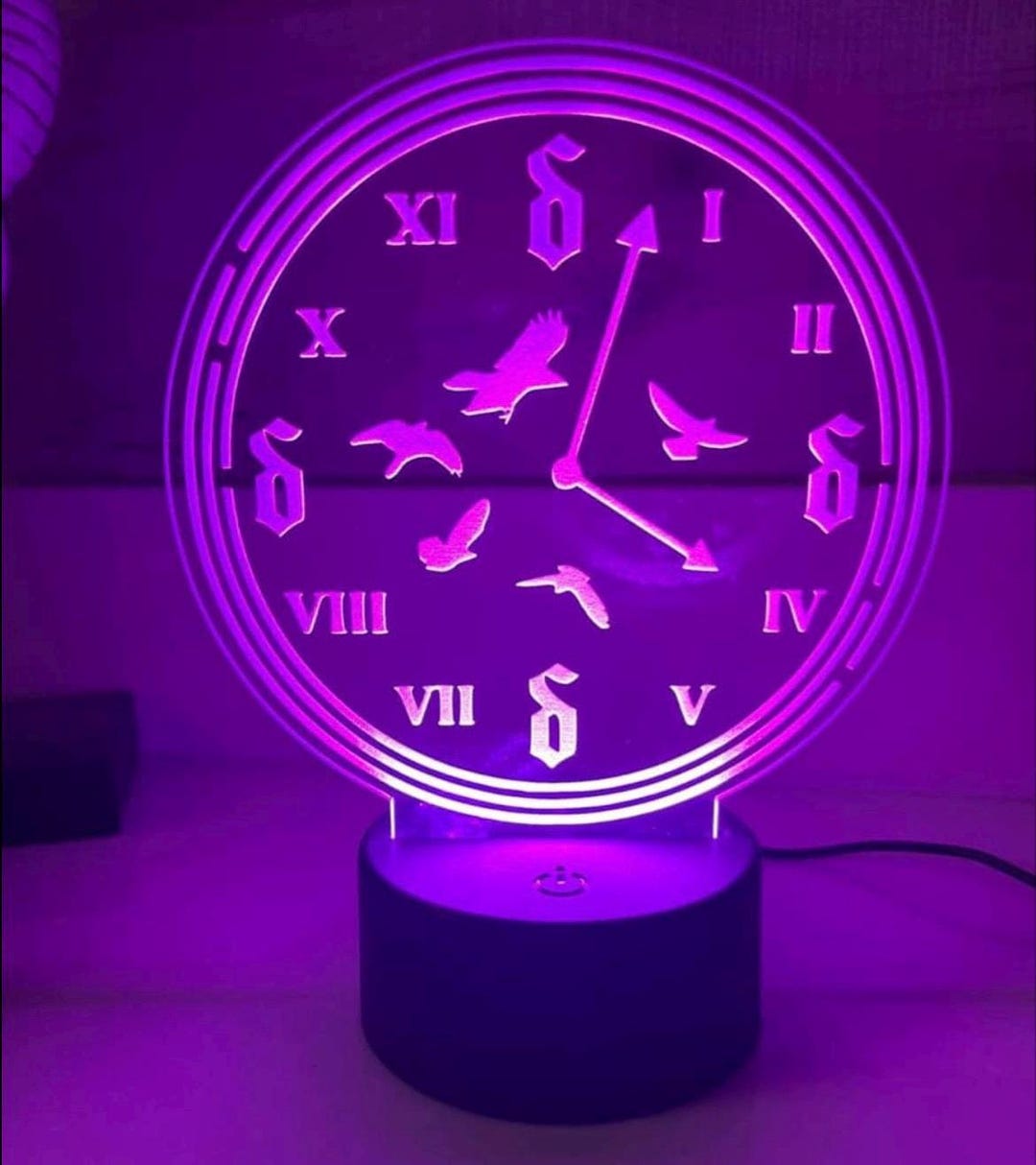 Shinedown LED Nightlight Acrylic Lamp - Etsy