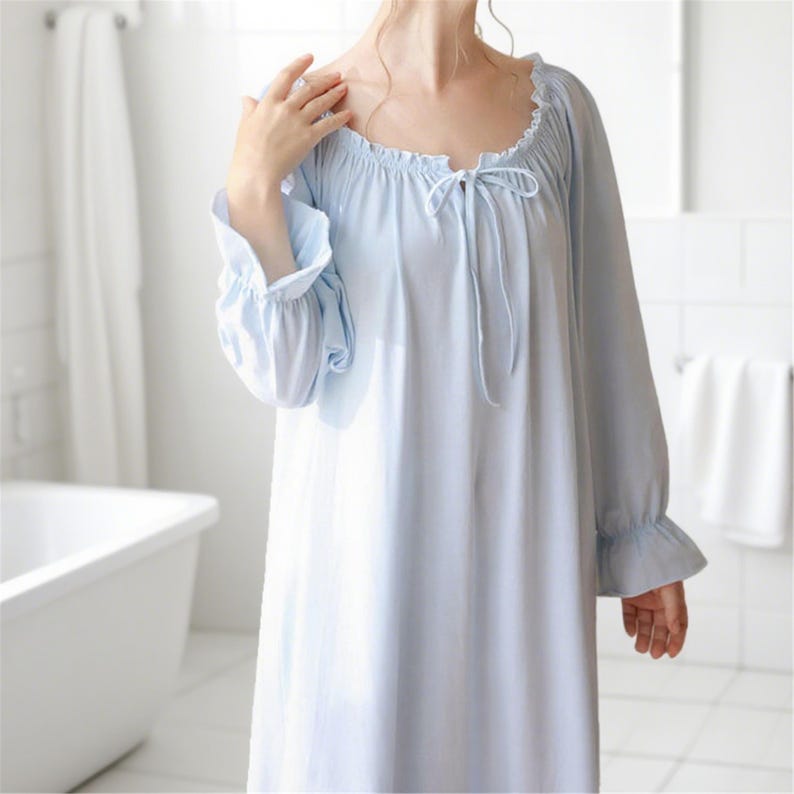 Pink Victorian Nightgown, Cottagecore Coquette Sleepwear, French ...