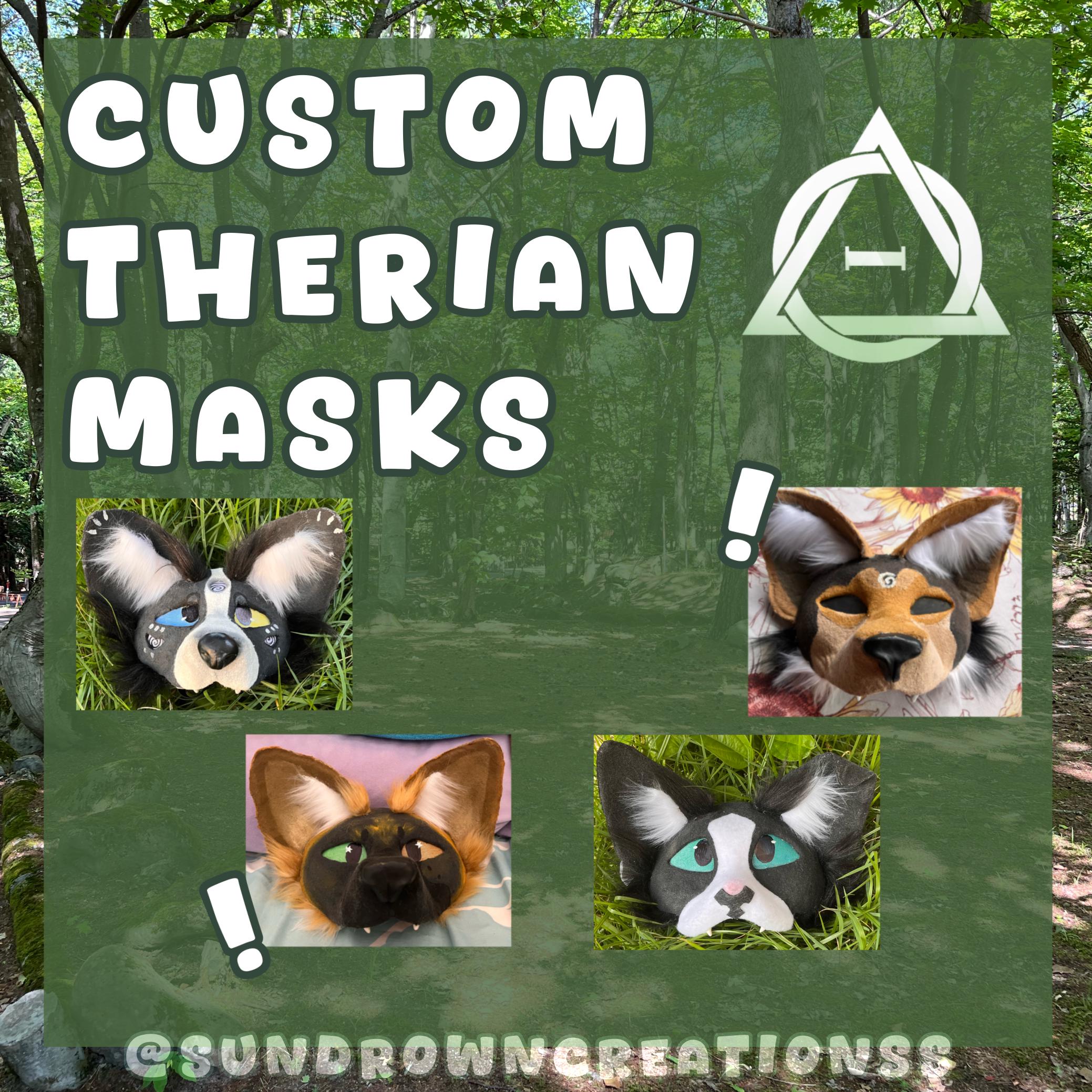 Custom Therian / Furry Masks - Handmade Animal Commission ~ (READ FULL ...