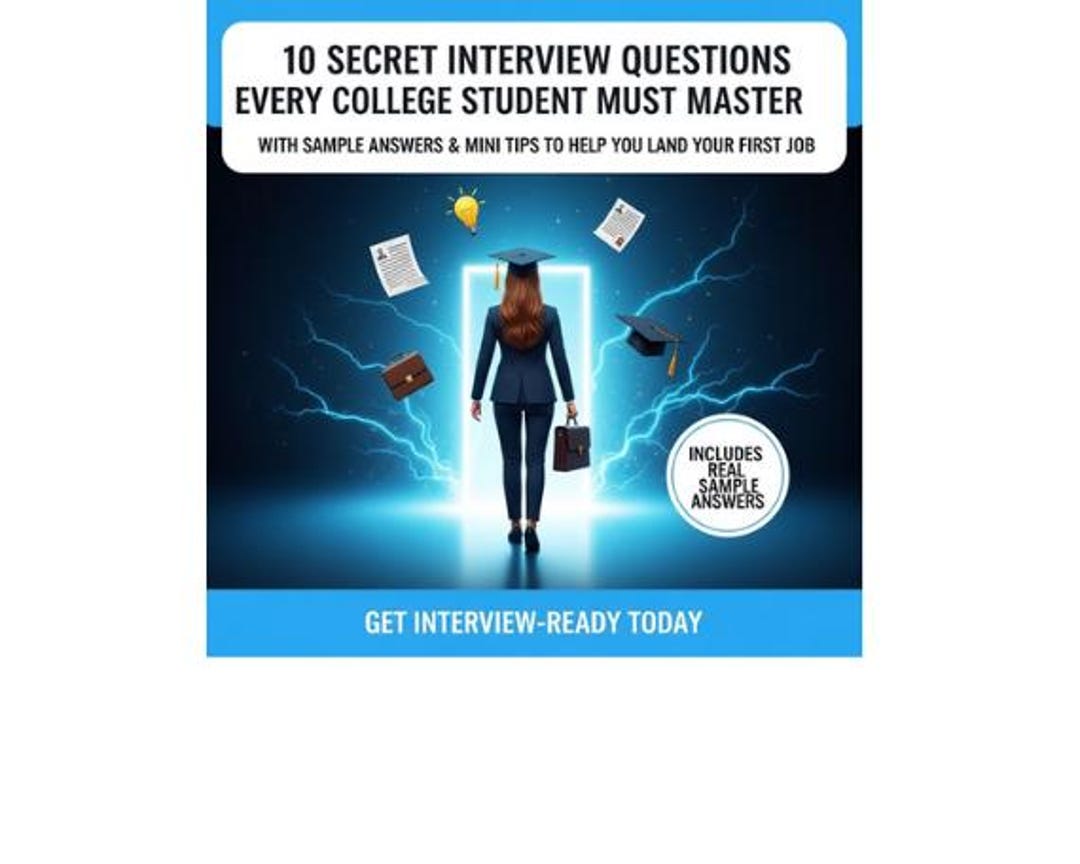 College Interview Prep Guide: 10 Secret Questions, Sample Answers (PDF ...
