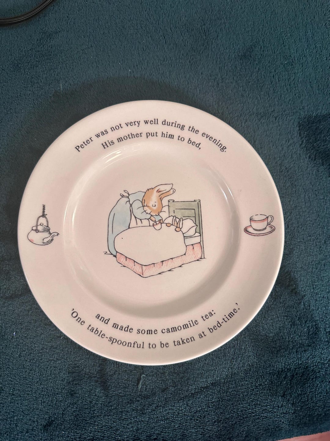 Wedgwood Bone China Peter Rabbit 7” Plate - Etsy