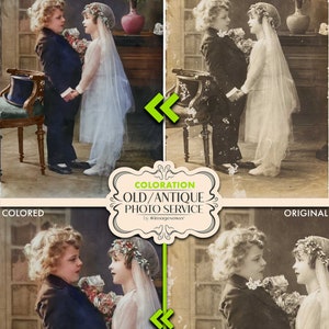 Old Photo Coloration Service! Custom Order - Colorize Picture, Vintage ...