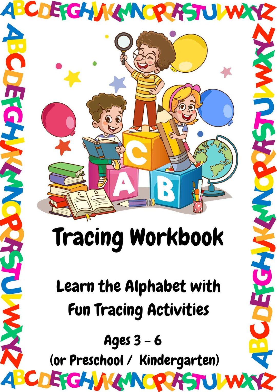 ABC Tracing Workbook - Learn the Alphabet With Printable Letter ...