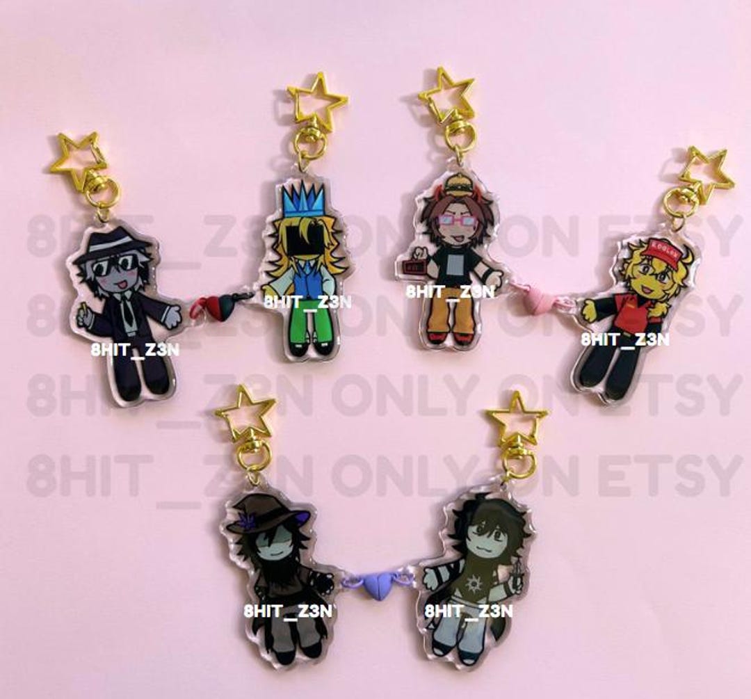 FORSAKEN Acrylic Keychains Magnetic 3'' - Roblox Chance Itrapped 007n7 ...