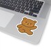 Waving Cute Bear Sticker - Kawaii Animal Vinyl Decal for Laptops ...