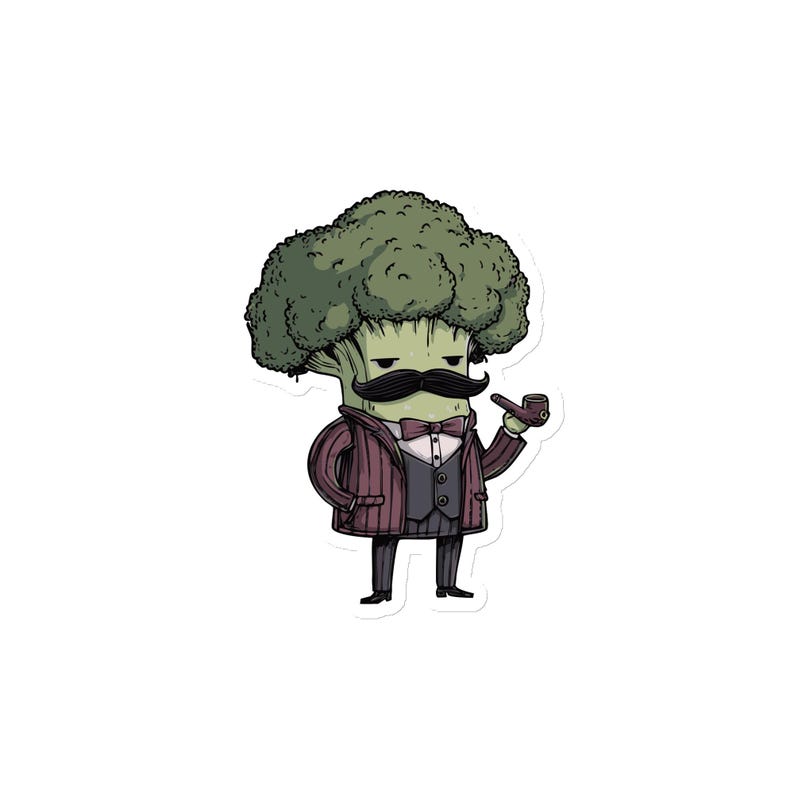 Mafia Broccoli Magnet: Funny Gangster Veggie Fridge Decor - Etsy