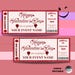 Editable Valentine's Day Ticket Template, Valentine Coupon & Surprise ...