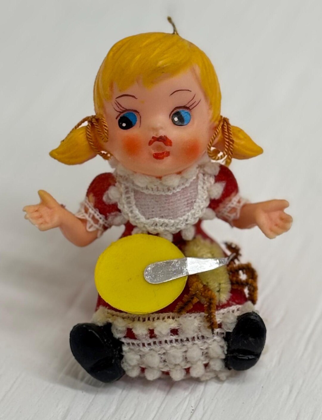 Vintage Little Miss Muffet Ornament - Etsy