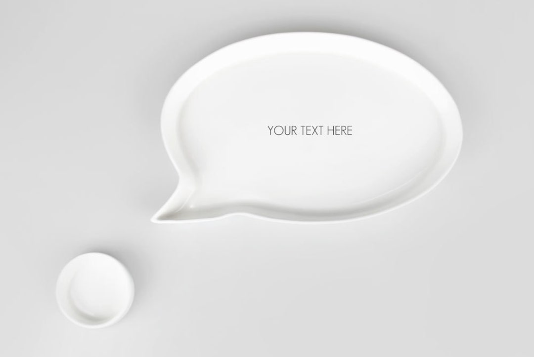 Funny Personalized Plate, Customized Plate, Speech Bubble Plate - Etsy