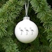 Flamingo Parade Christmas Bauble: Handmade Earthenware Ornament - Etsy